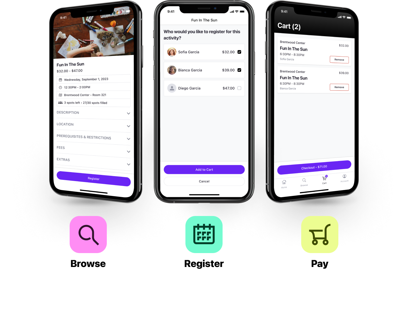 Mobile Recreation App for Your Clients | Xplor Recreation
